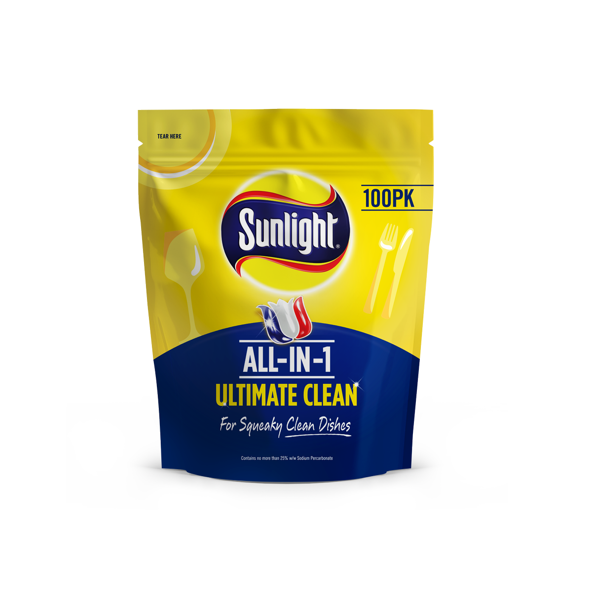 Sunlight All-In-1 Dishwashing Tablets 100 Pack - Bunnings New Zealand