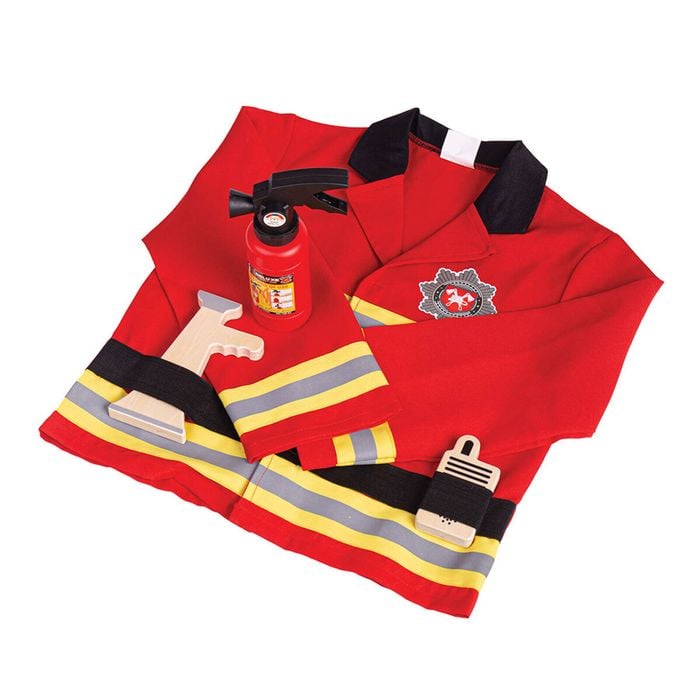 Bigjigs Toys Firefighter Jacket & Tools Dress Up Kids/Children Pretend ...