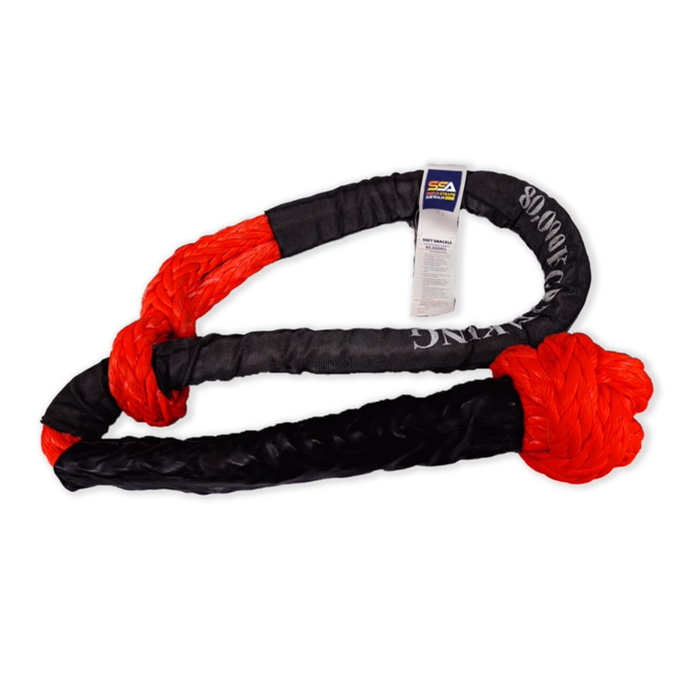 SSA Soft Shackles 80000kg 24mm 2m Black - Bunnings Australia