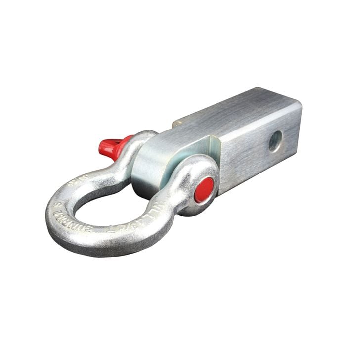 Sunrise Square Towbar Recovery Hitch Zinc with Rated D Shackle TBSP Bunnings Australia