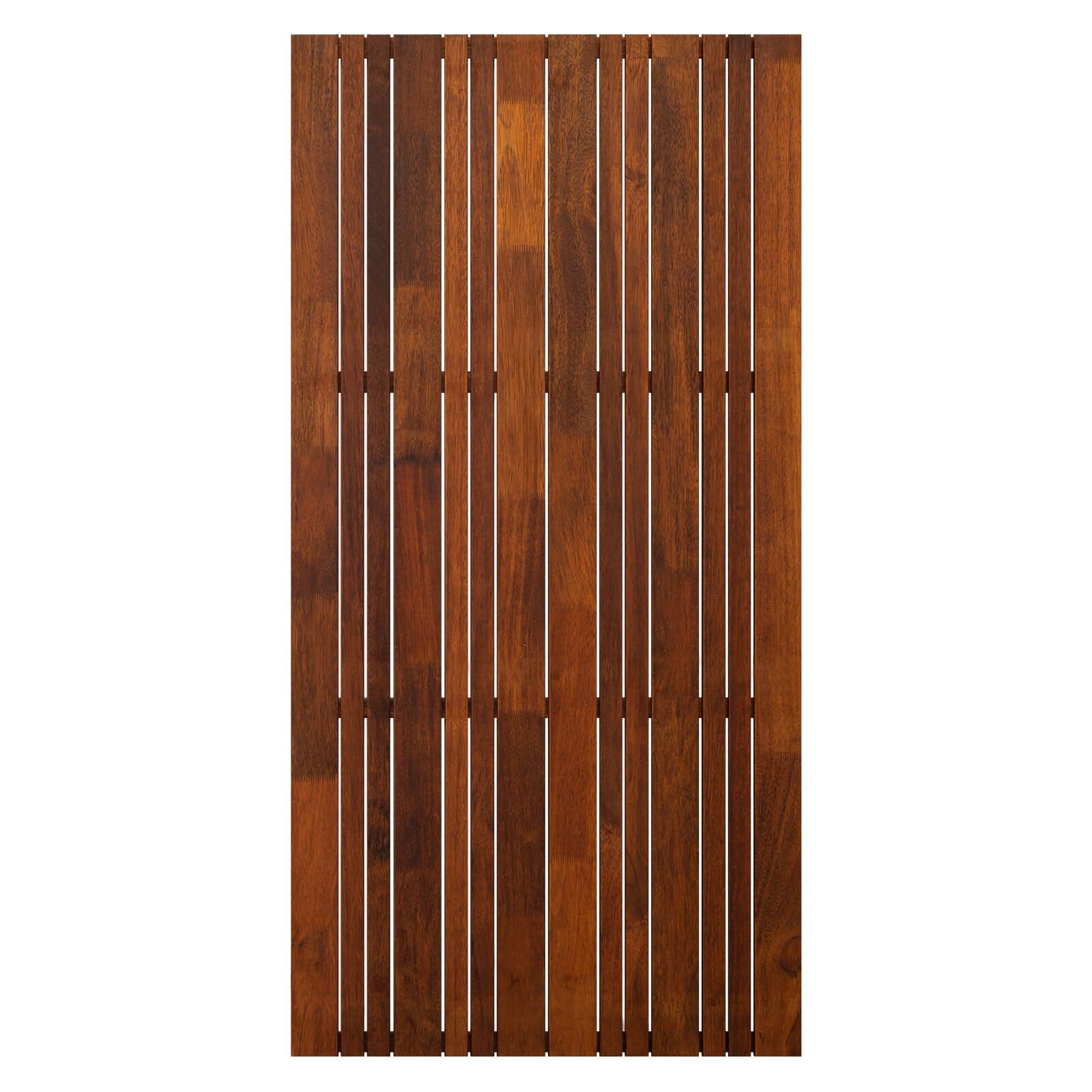 1800 x 902mm Pre-Oiled Merbau Alternating Slat Fence Panel | SpecRite