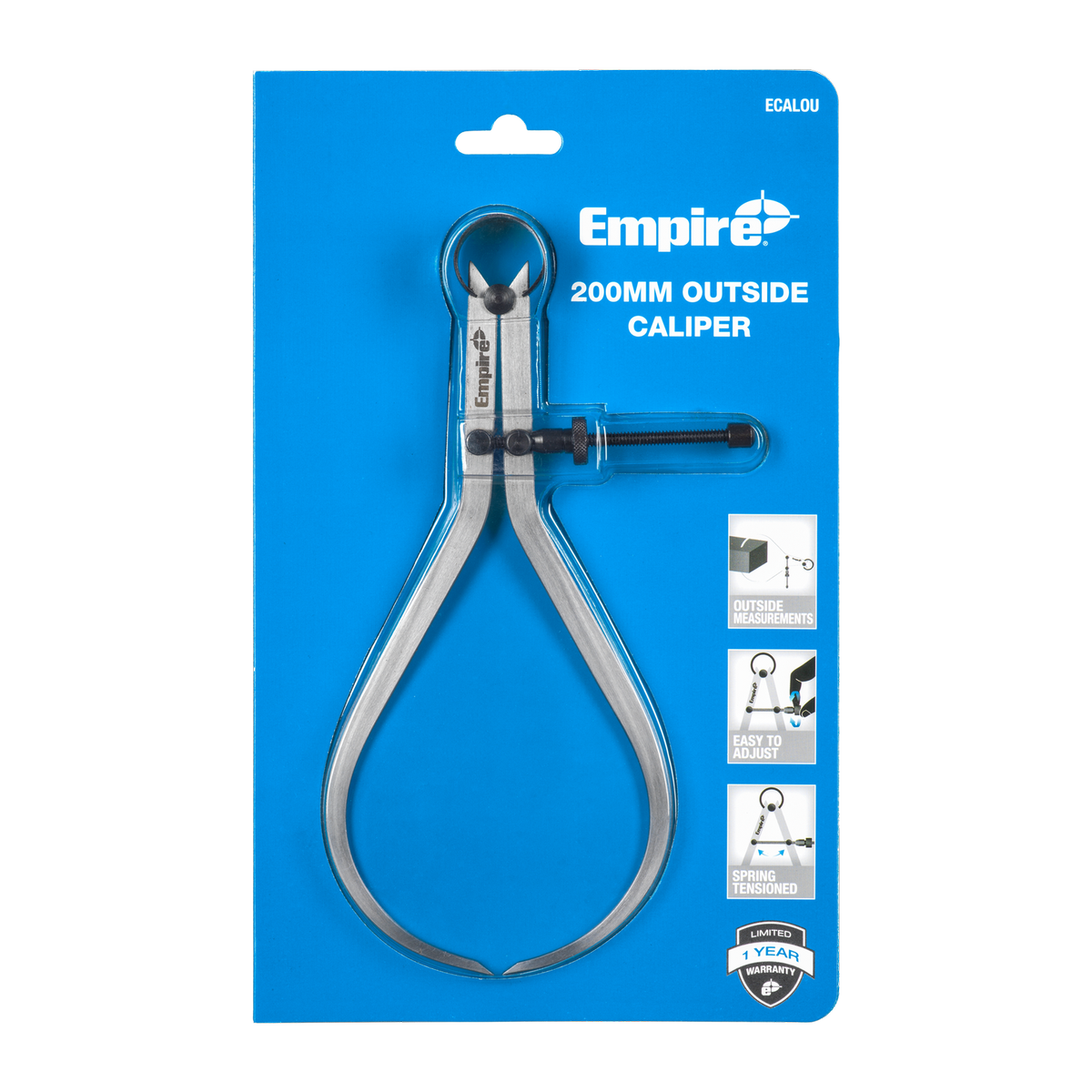 Empire 200mm Outside Spring Calipers - Bunnings Australia