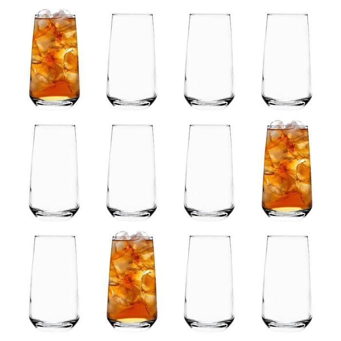 LAV Lal Highball Glasses - 480ml - Clear - Pack of 12 - Bunnings Australia