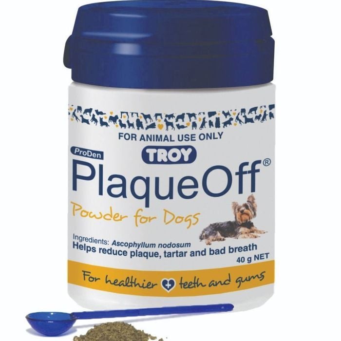 Troy Plaque Off for Pet Dogs Tartar Bad Breath Plaque 40g - Bunnings ...