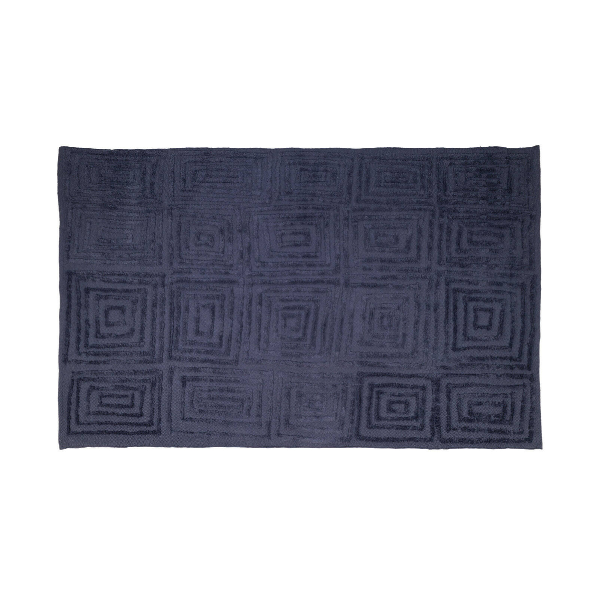 Eden 160 x 230cm Indigenous Design Charcoal Tufted Rug - Bunnings Australia