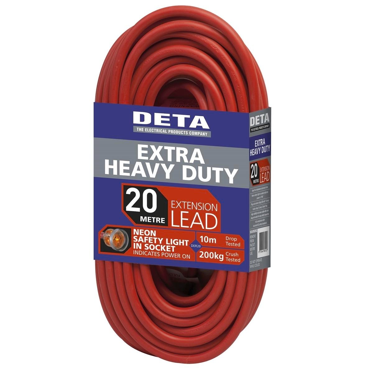 Deta Extra Heavy Duty Extension Lead - 20m - Bunnings New Zealand