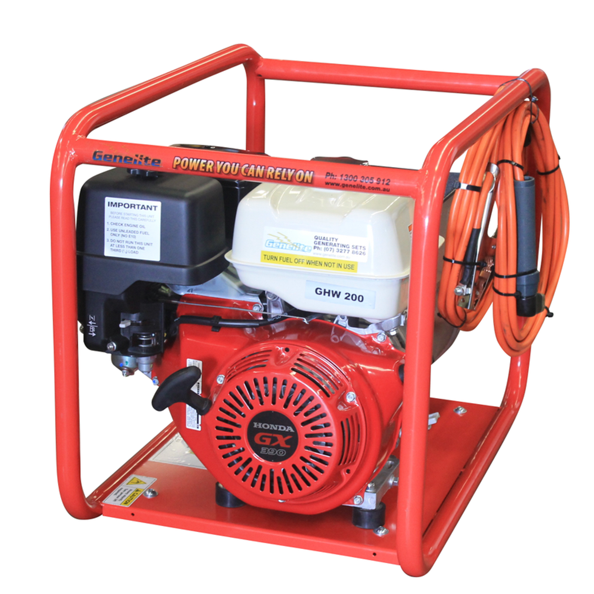 Honda 7kVa Generator / 200Amp Welder - Bunnings Australia