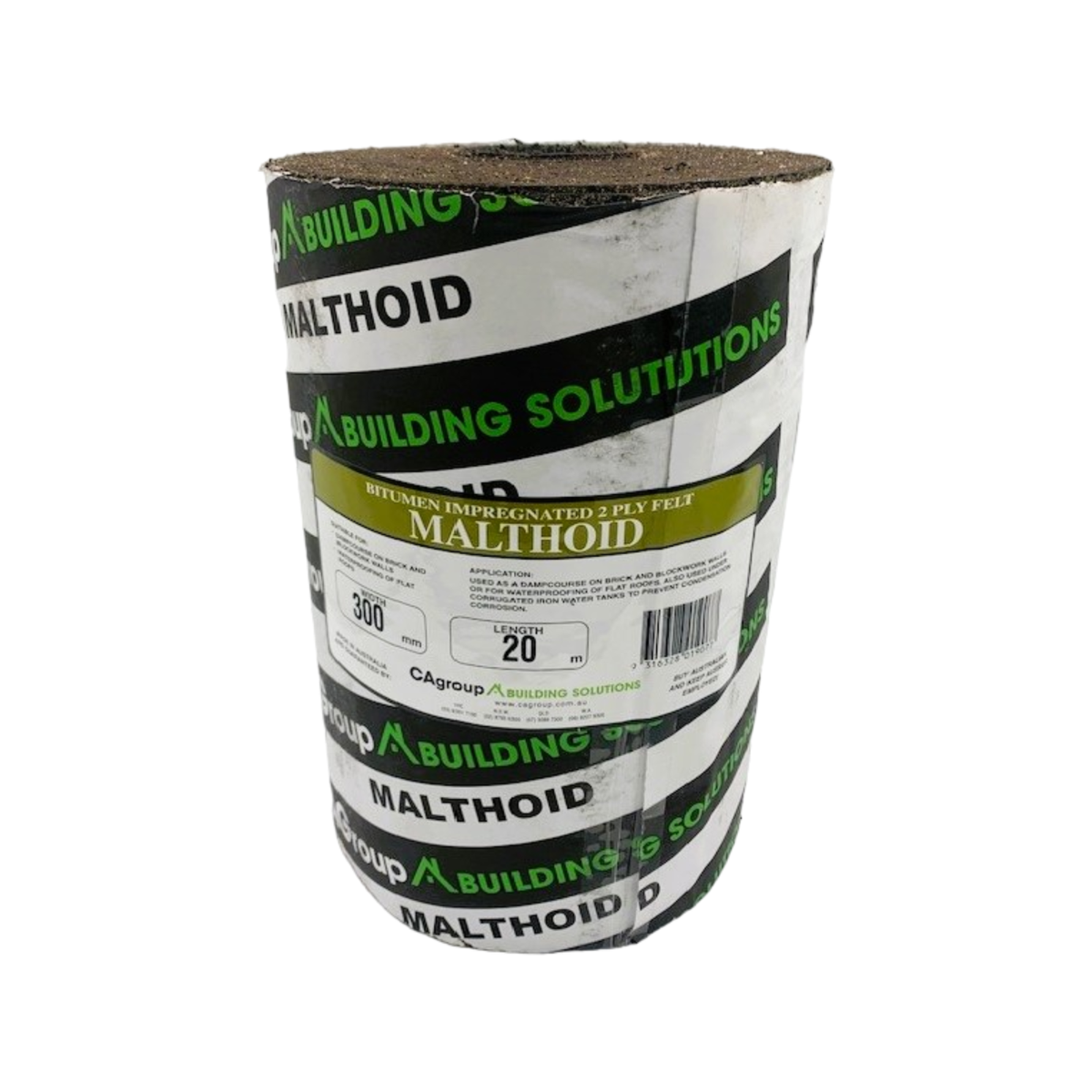 Consolidated Alloys 300mm x 20m Malthoid 2 Ply Bituminous Felt ...
