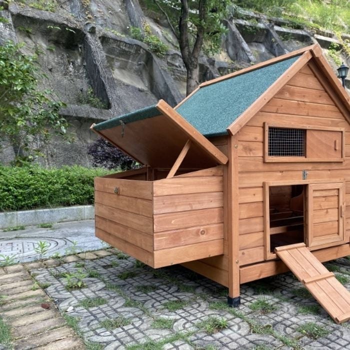 YES4PETS 350 CM XXL Chicken Coop Cat House With Run - Bunnings Australia