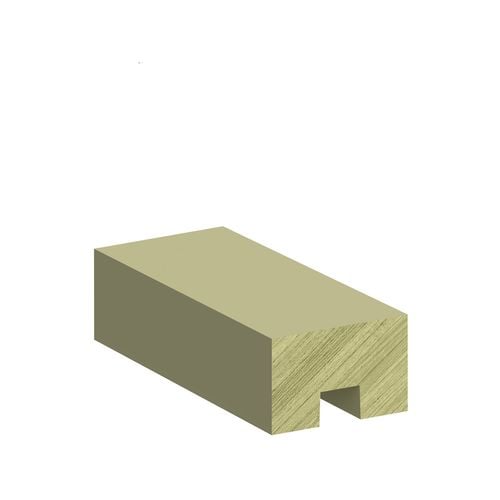 66 x 42mm 2.7m Mid Rail H3 Primed FJ Pine Handrail - Bunnings Australia