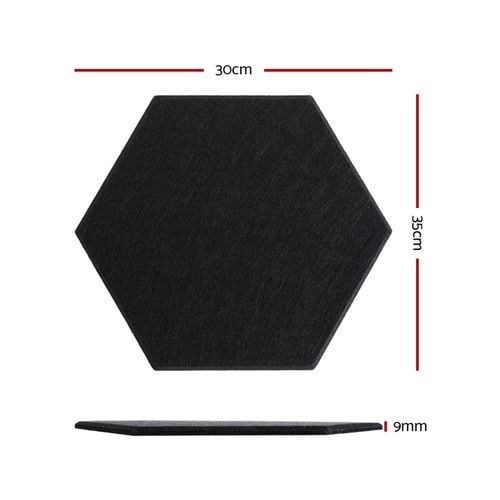 Alpha Acoustic Foam 12pcs 35x30x0.9cm Soundproof Absorption Panel ...