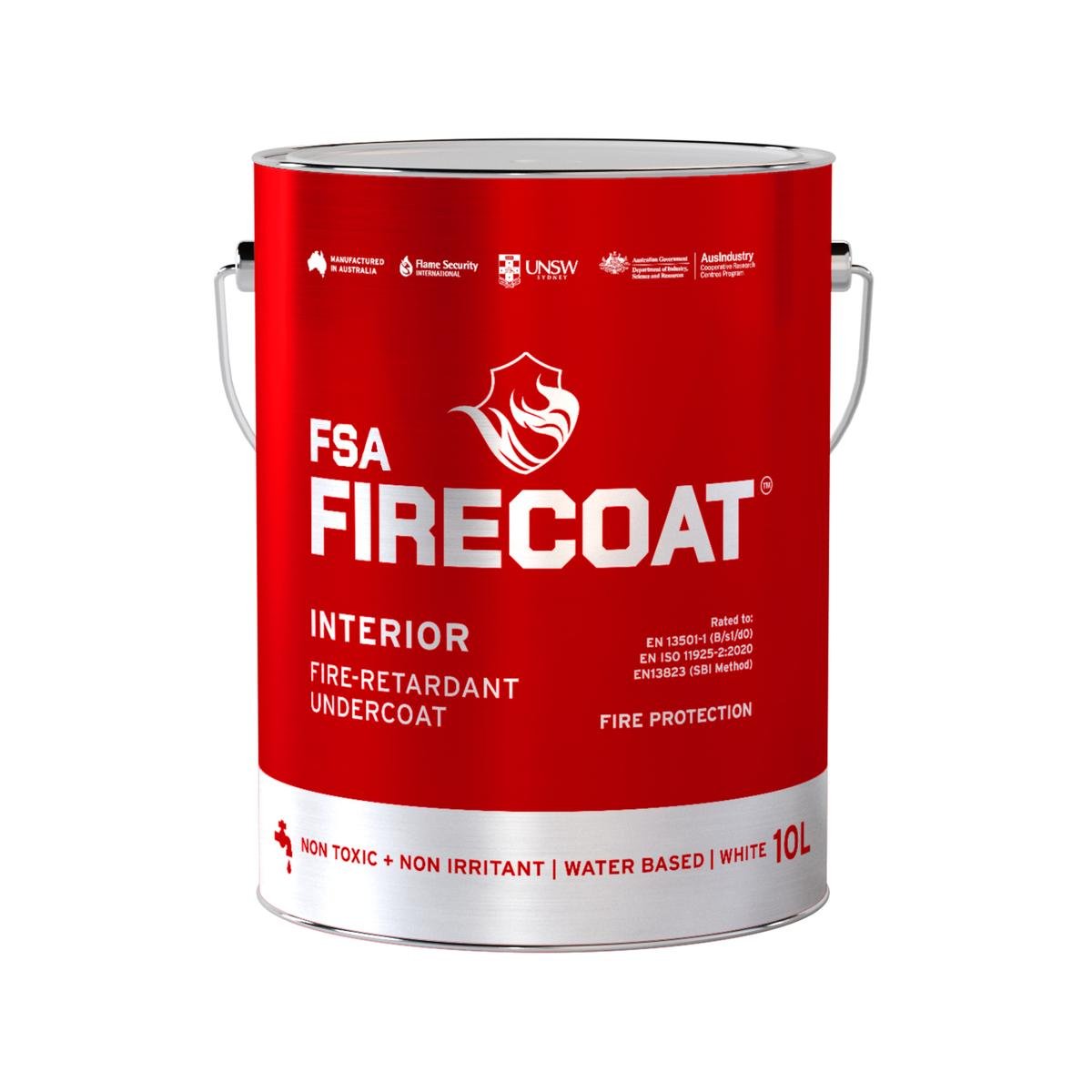 Firecoat 10L White Interior Fire-Retardant Undercoat - Bunnings Australia