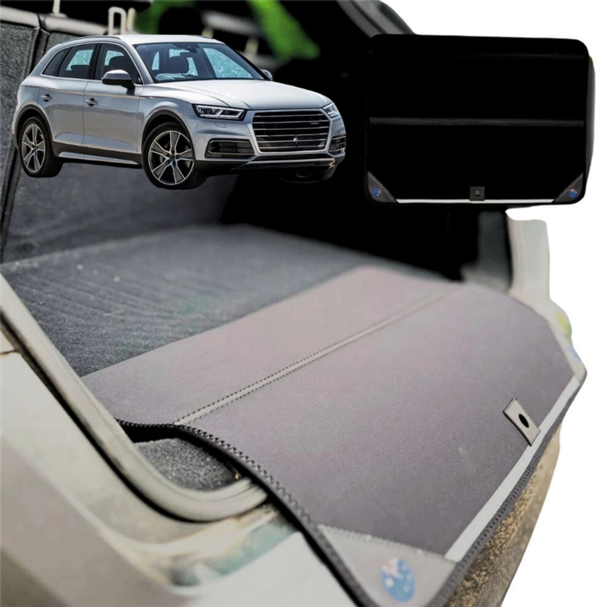 Rear Cargo Boot Bumper Protector for Audi Q5 SQ5 2009 - 2017 (8R) - XL ...