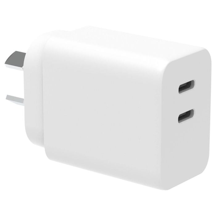 Antsig 20W Dual USB-C Wall Charger - Bunnings Australia