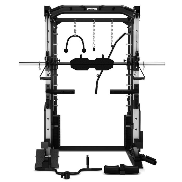 CORTEX SM25 Multi Gym (Dual Stack Functional Trainer, Smith Machine ...