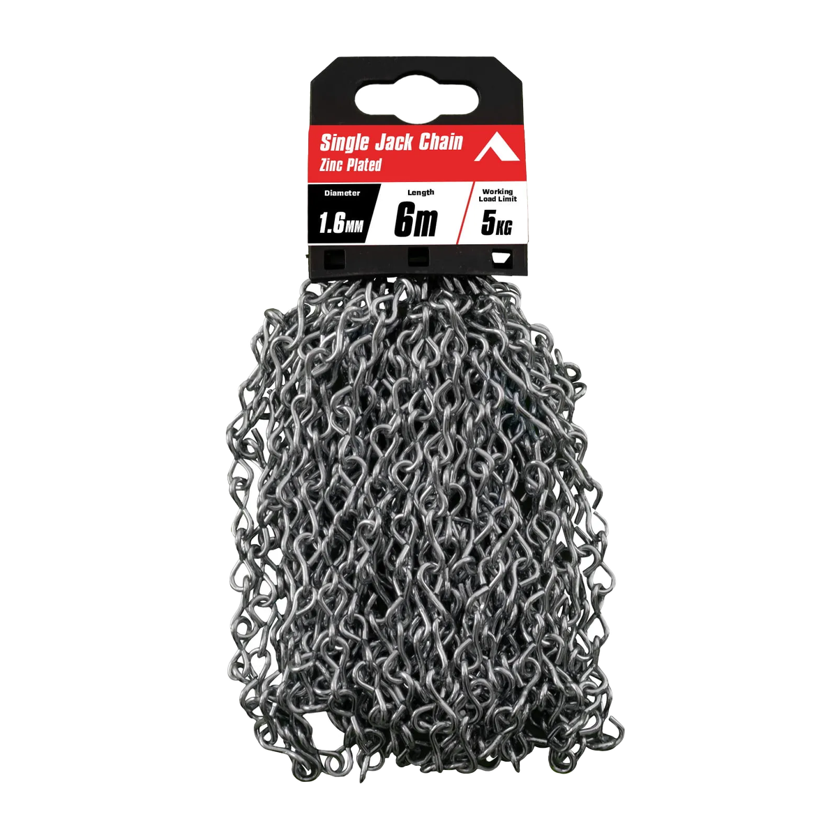 Pinnacle 1.6mm x 6m Zinc Plated Single Jack Chain - Bunnings New Zealand