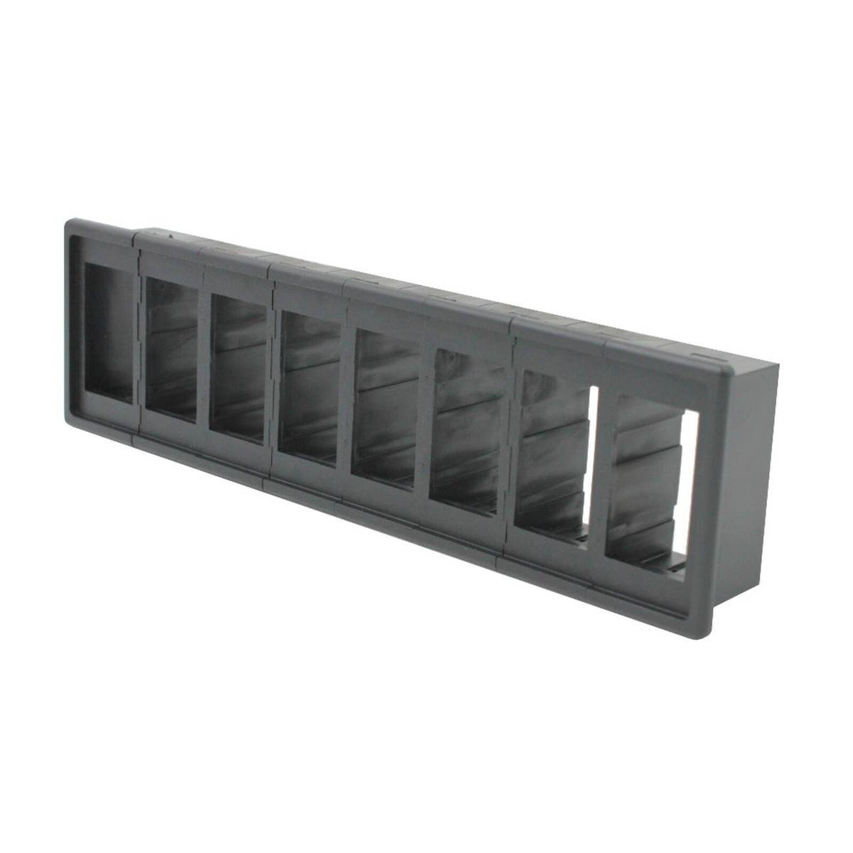 Switch Boss 8 Gang Black Poly Rocker Switch Housing Panel - Bunnings ...