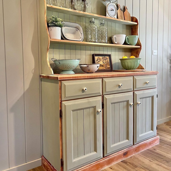 Rust-Oleum 887ml Tate Green Ultra Matt Chalked Paint - Bunnings Australia