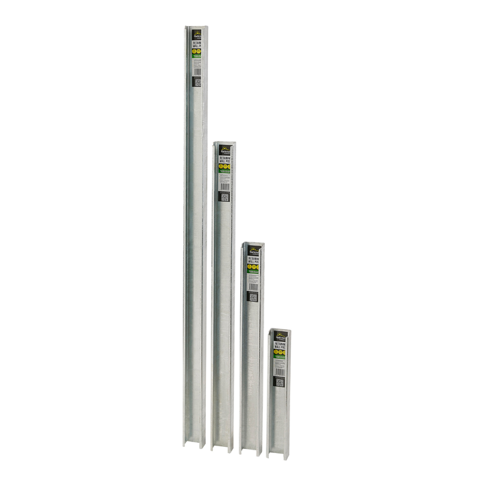 Galintel Outdoors 50 x 750mm Hot-Dip Galvanised Retaining Wall C End ...