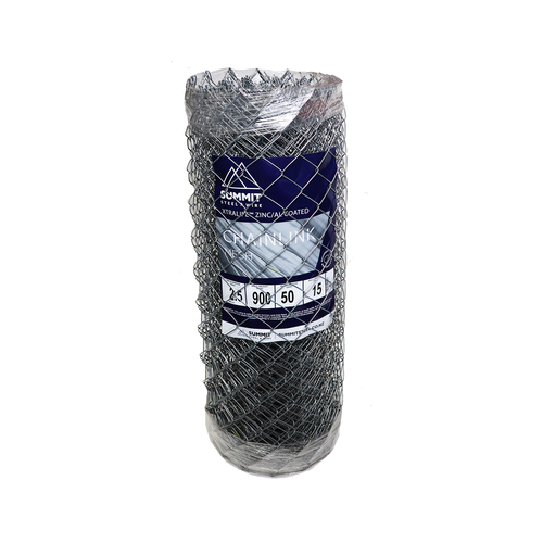 Summit 50 x 2.5 x 900mm 15m Steel & Wire Chainlink Netting - Bunnings ...