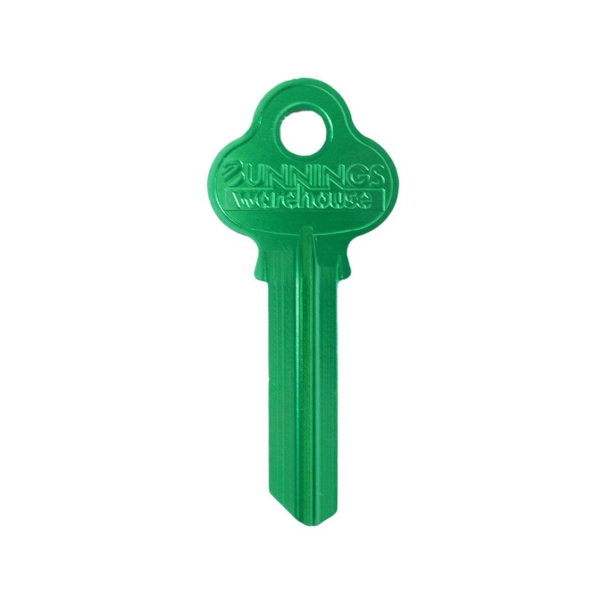 EHI LW5 Green Blank Key - Bunnings New Zealand
