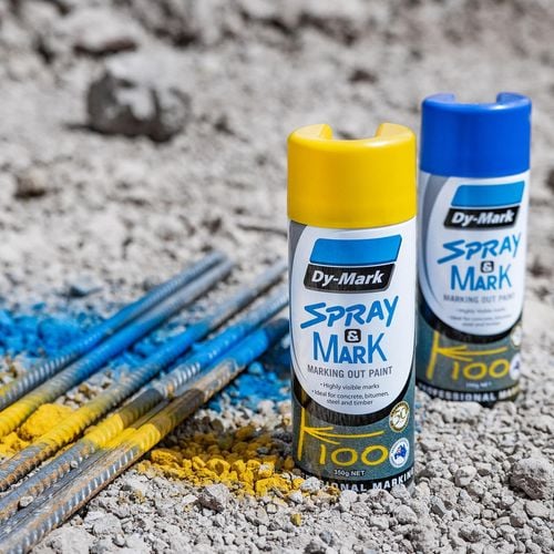 Dy-Mark 350g Fluoro Red Spray And Mark Paint - Bunnings Australia