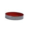 Chef Inox Coney Island Round Galvanised Metal Tray-Red - Bunnings Australia