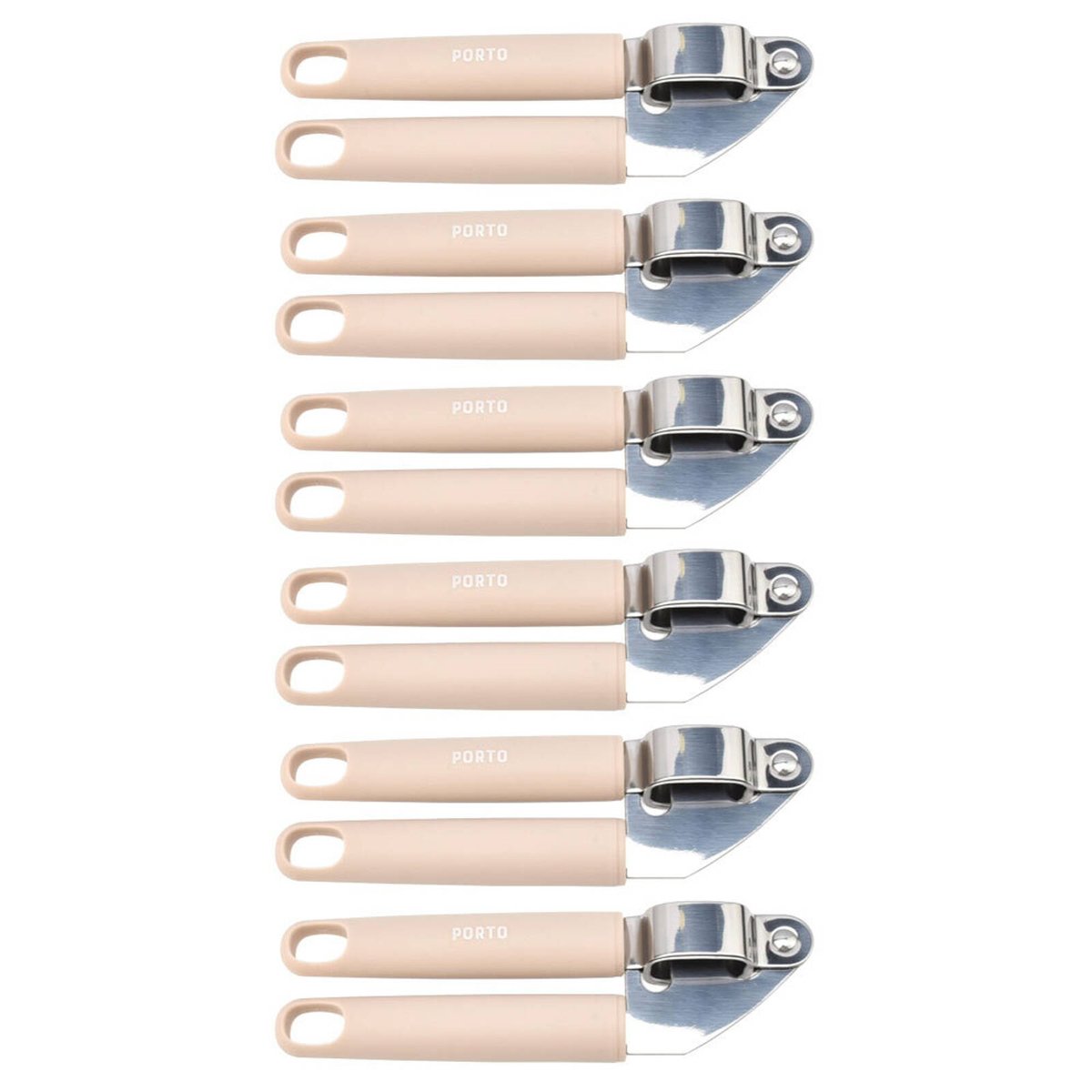 6PK Porto Zest Stainless Steel/Plastic 21cm Garlic Press Kitchen ...