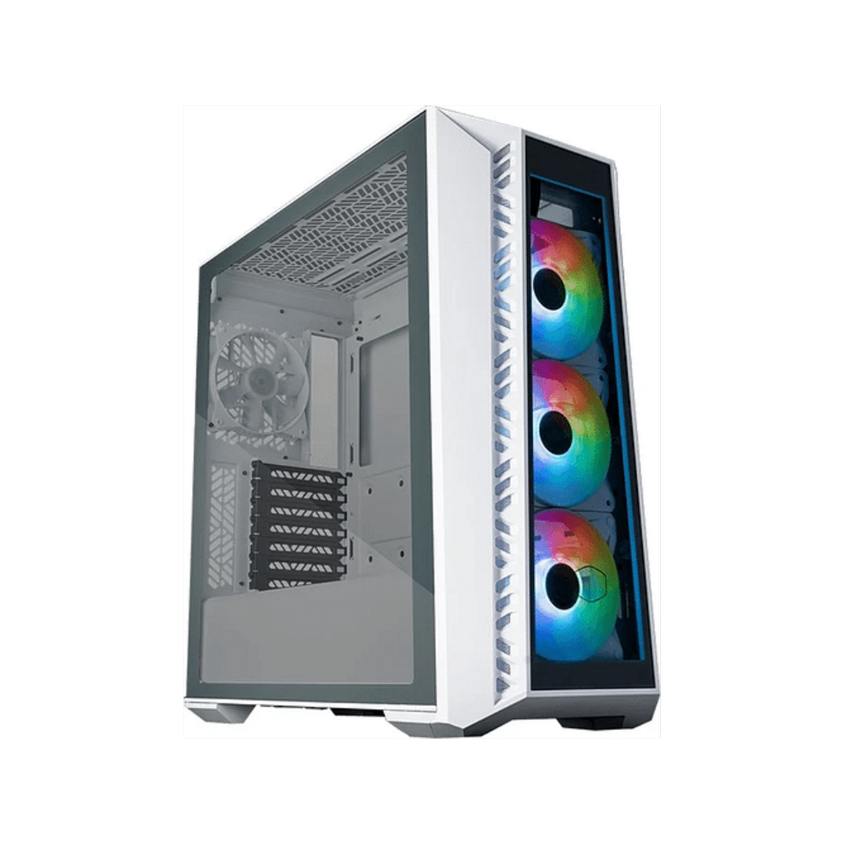 Cooler Master MasterBox 520 RGB TG Mid-Tower E-ATX Case - White [MB520 ...