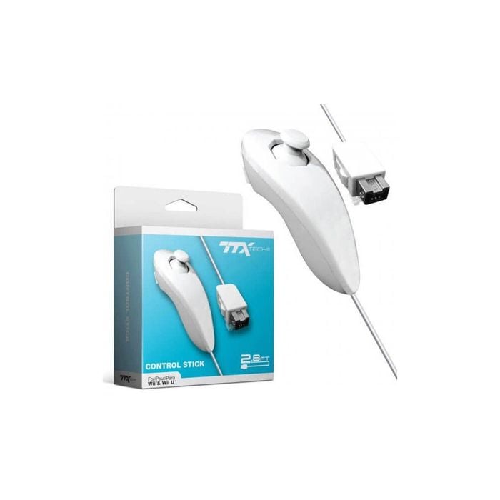 Nintendo WiiU TTX Nunchuk Motion Control Stick Game Controller - White - Bunnings Australia