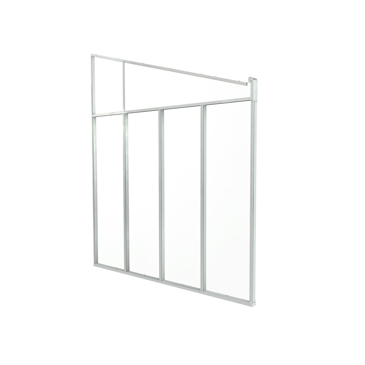 Canopia 3.0 x 3.0m White Feria Aluminium Side Wall Kit - Bunnings Australia