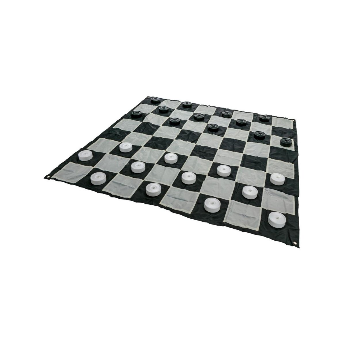 Giant Size Plastic Outdoor Checkers Game Set w/Mat 1.5x1.5m - Bunnings ...