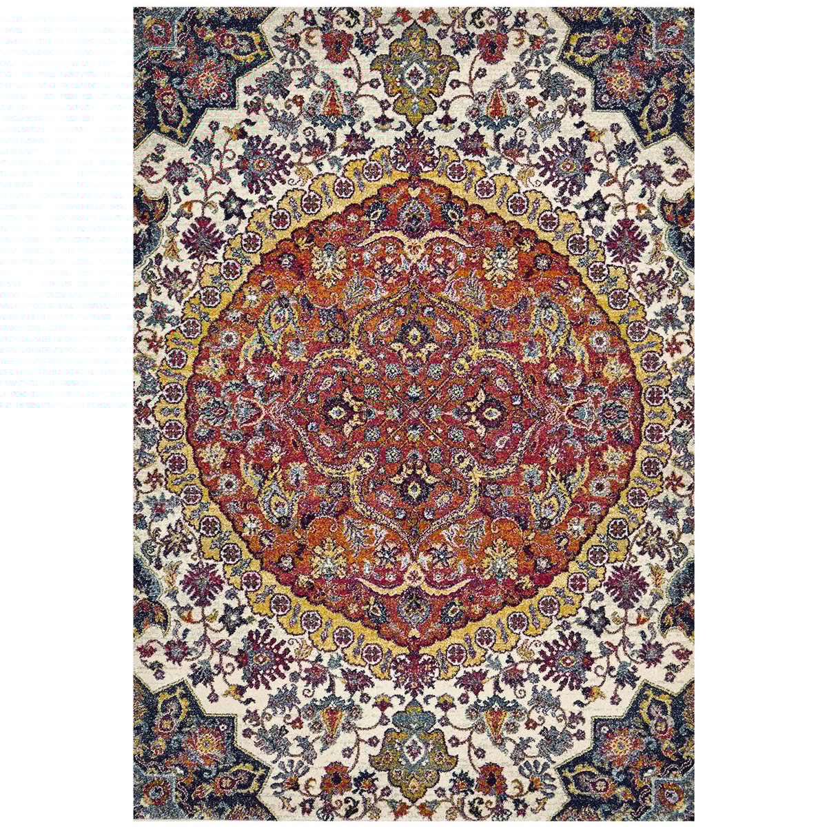 Gallery 867 Rust 230X160Cm Rug - Bunnings Australia