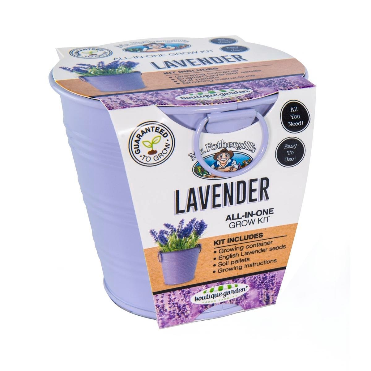 Mr Fothergill's Boutique Gardens Lavender Grow Kit - Bunnings New Zealand