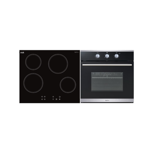Bellini 60cm Ceramic Cooktop And Electric Oven - Builder Pack ...