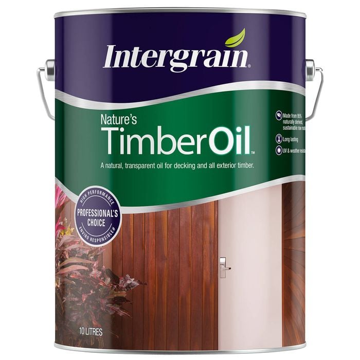 Intergrain 10L Natural Nature's Timber Oil - Bunnings Australia