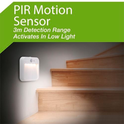 Arlec Motion Sensor LED Rechargeable Step Light - Bunnings Australia