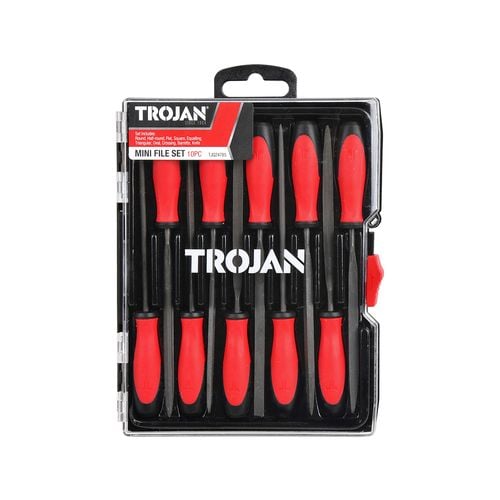 Trojan 10 Piece Mini File Set - Bunnings Australia