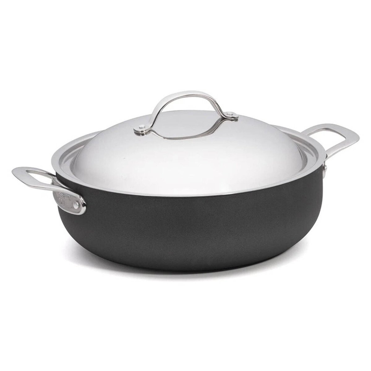 Chasseur Cinq Etoiles Hard Anodised Chef Pan With Lid 30cm / 6.5l ...