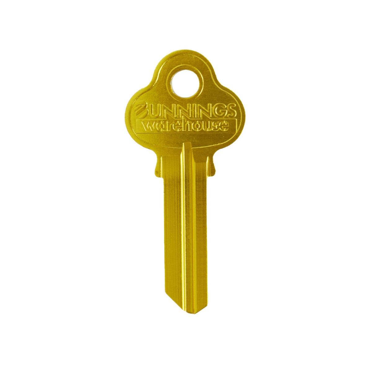 EHI LW4 Gold Blank Key - Bunnings Australia
