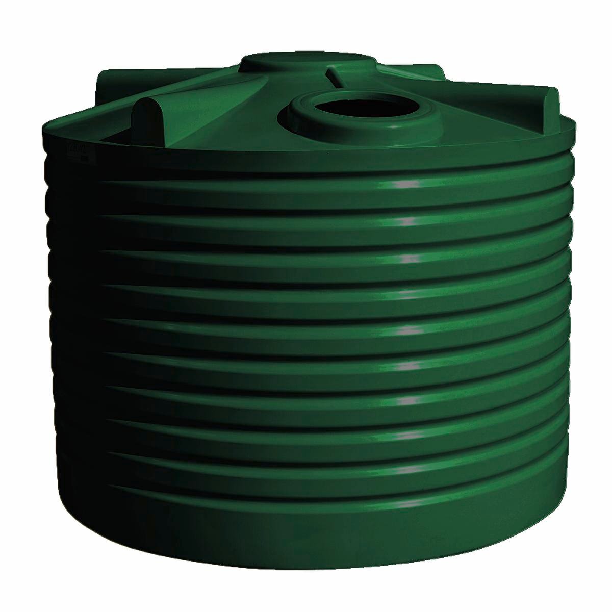 Clark Tanks 5000L Squat Round Poly Water Tank - Heritage Green ...