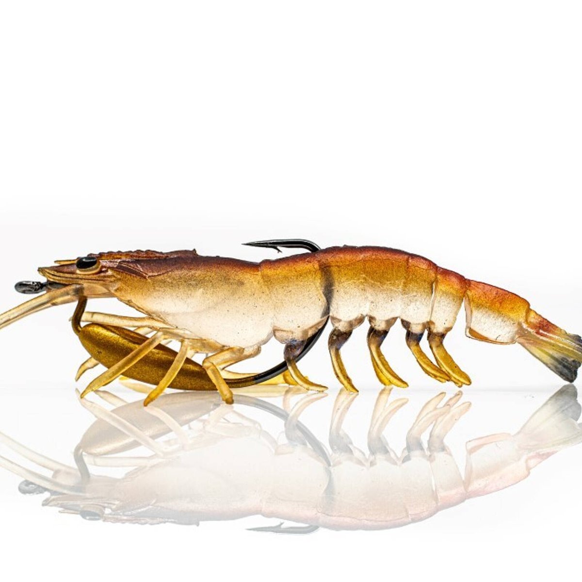 125mm Chasebait Heavy Flick Prawn Soft Plastic Fishing Lure with 15gm ...