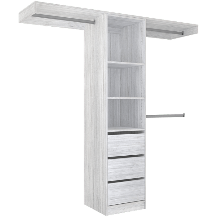 Lugna 1800 - 2100mm Mist Pack 4 Opening Built In Wardrobe Package ...