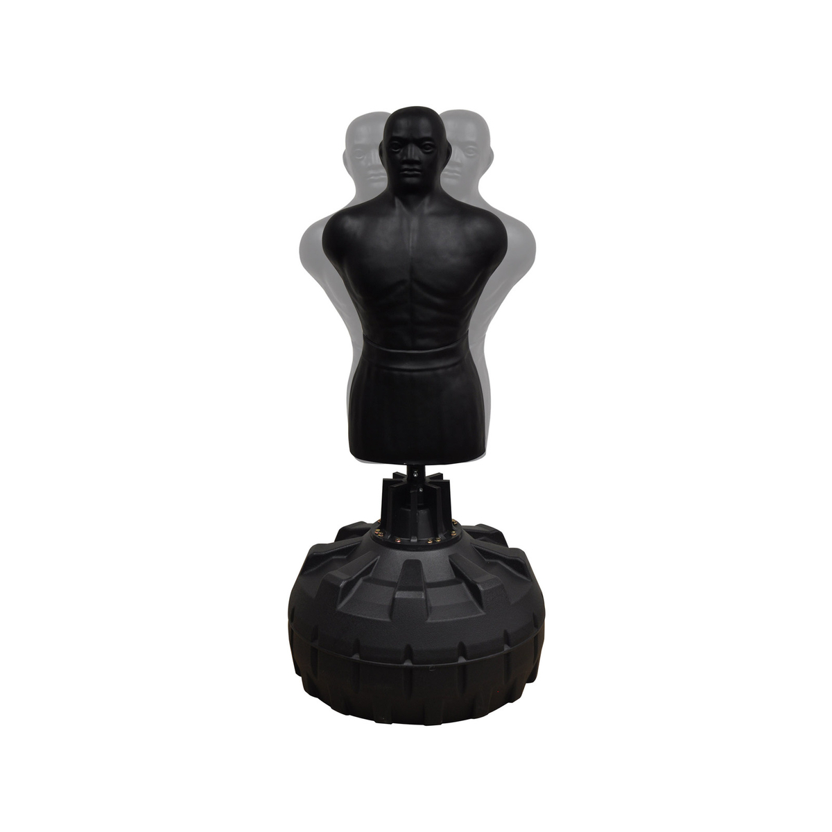 Silicone Skin Free Standing Human Bob Boxing Punching Dummy Bag - Black ...