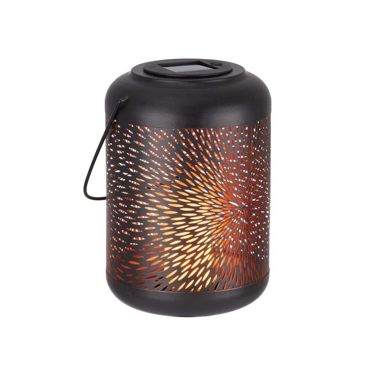 Arlec 23cm LED Speckled Flame Effect Solar Lantern - Bunnings New Zealand