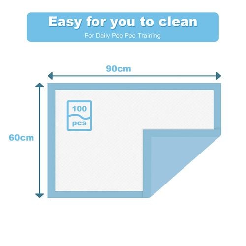 Costway 100x Dog Pee Pads Training 60x90cm - Bunnings Australia