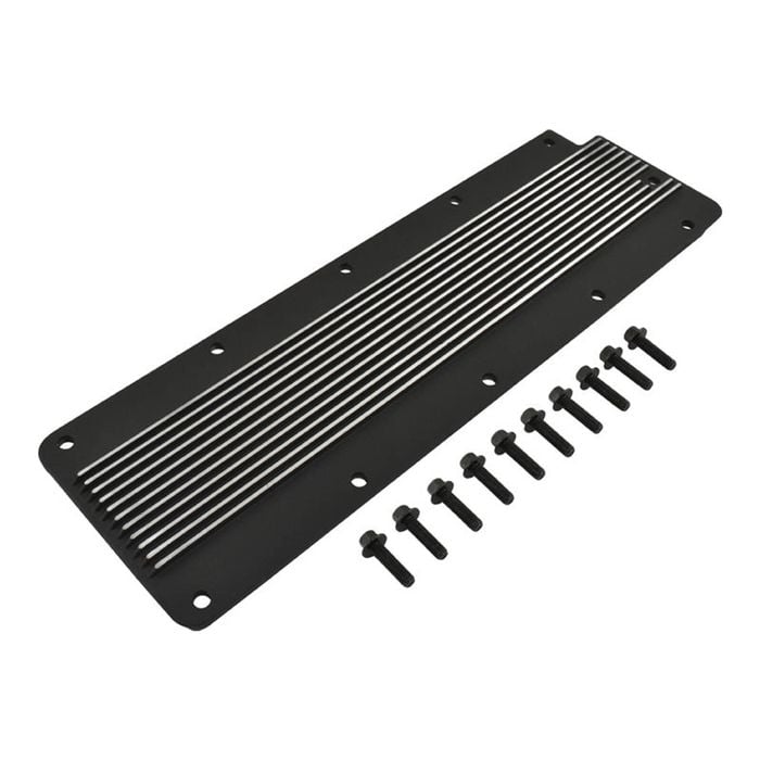GM LS2 LS3 LS7 Engine Valley Cover Black Finned Aluminium - Bunnings ...