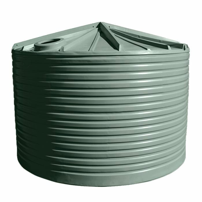 Clark Tanks 22000L Round Poly Water Tank - Rivergum - Bunnings Australia