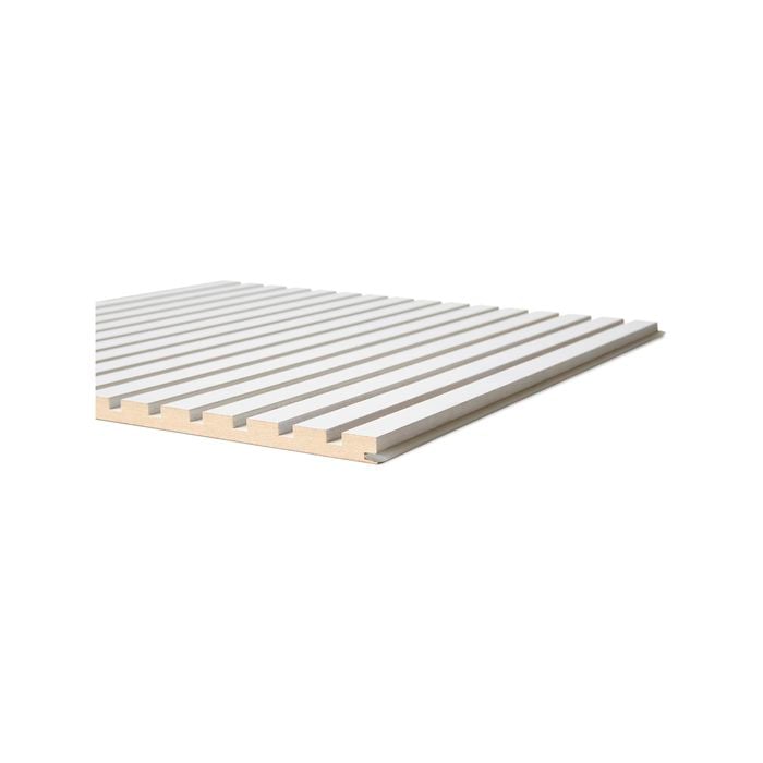 2400 x 1200mm 12mm Lining Panel White MDF Primed Batten 25mm - 2400mm ...