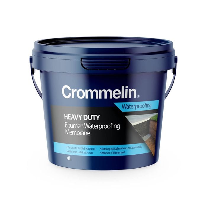 Crommelin 4L Heavy Duty Bitumen Waterproofing Membrane - 4L - Bunnings ...